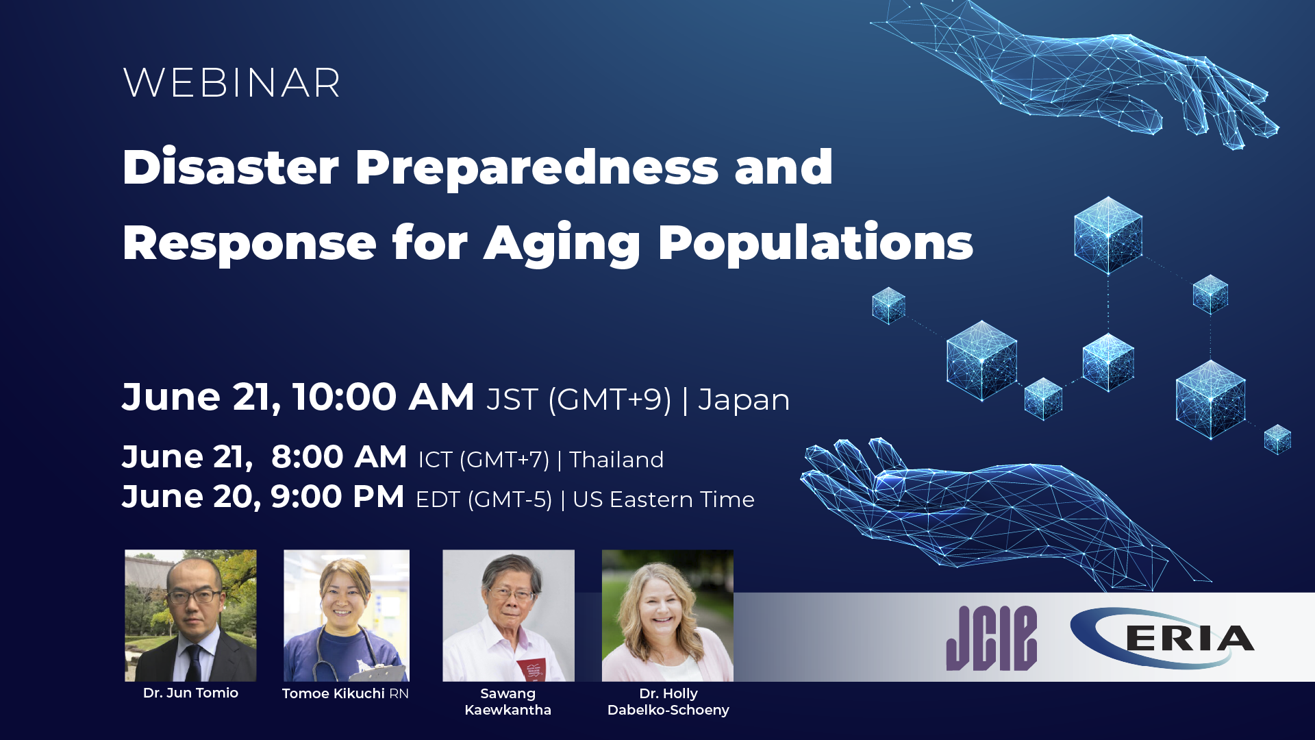 WEBINAR | Disaster Preparedness and Response for Aging Populations (video available) - JCIE